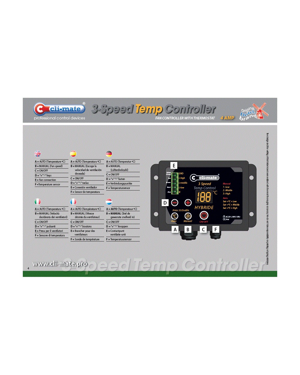 Climatic Pro | Temperature and Ventilation Controller